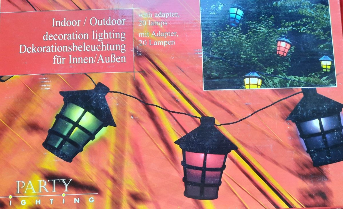 Have lanterner til ophæng - 20 lamper med ledning og adapter - Diverse ...
