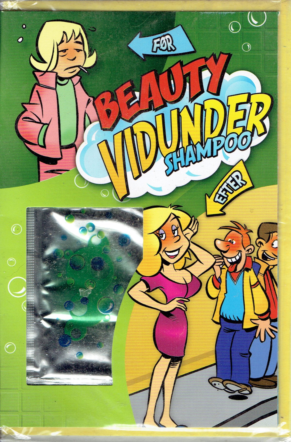 Joke Kort "Vidunder Shampoo" Grøn flere varianter - Diverse ...